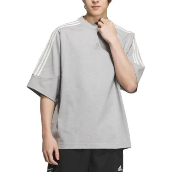 Adidas Logo T-shirt Asia Sizing - Grey