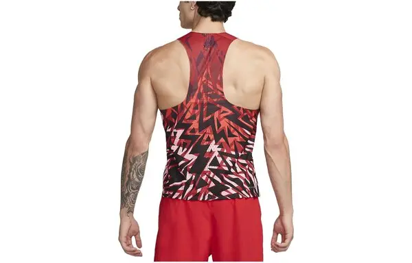 Nike Aeroswift Btc Running Vest - Red/multi-color