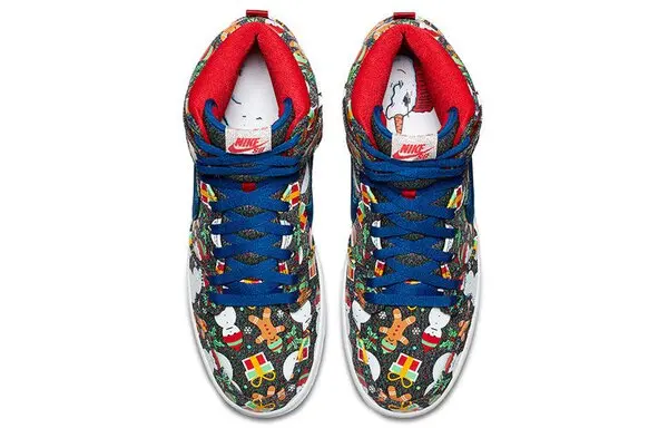 Nike Concepts X Sb Dunk Pro High 'ugly Christmas Sweater' 2017