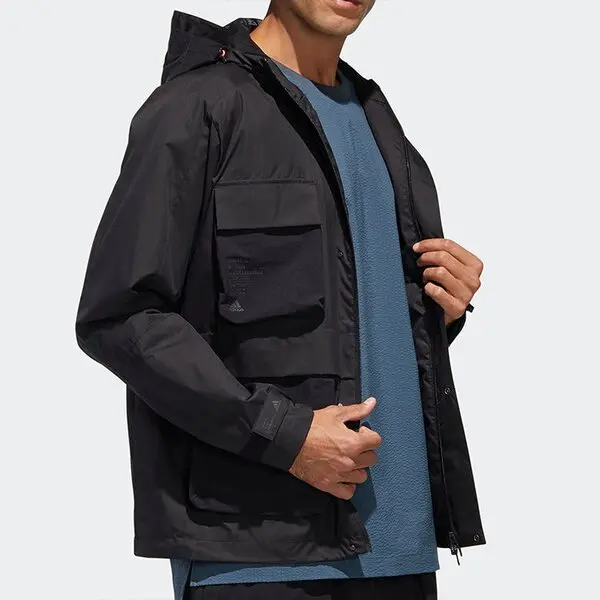 Adidas Th Wb Jkt Hooded Windbreaker Jacket