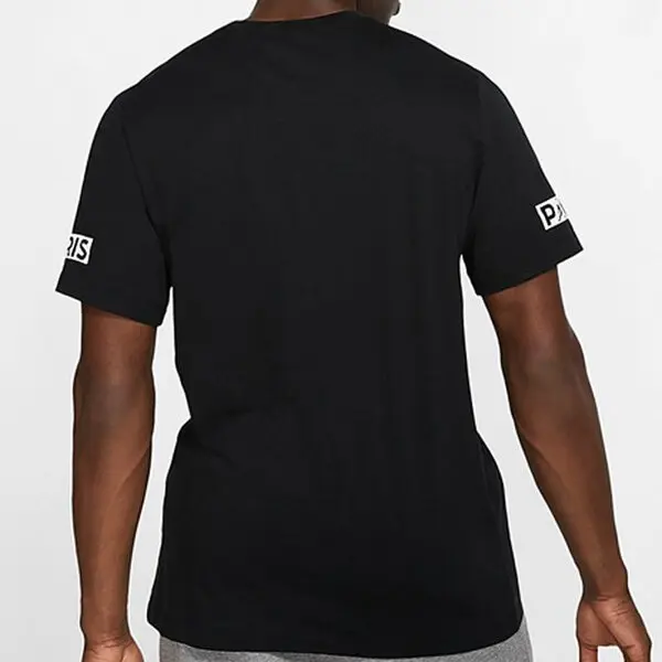 JORDAN Ss20 As J Psg Logo Tee Paris Saint-germain Flying Pattern Short Sleeve