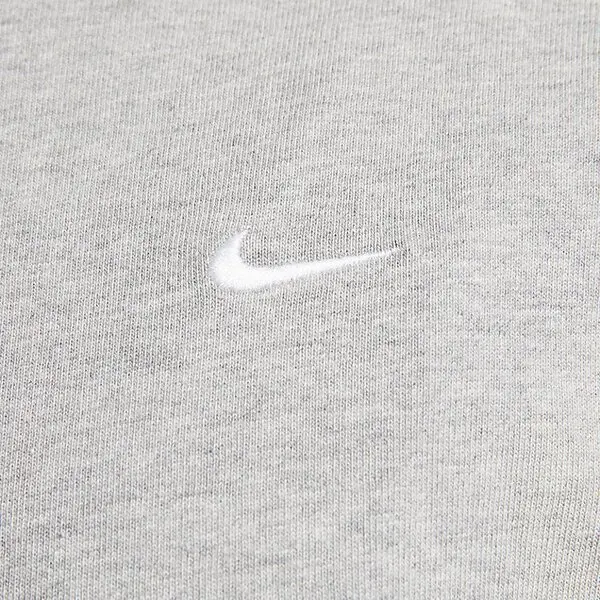 Nike Solo Swoosh Crew Sweatshirt 'light Grey - Light Grey/white