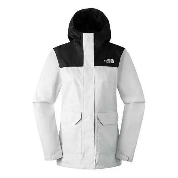 The North Face Waterproof Zip-in Hooded Jacket - Teal