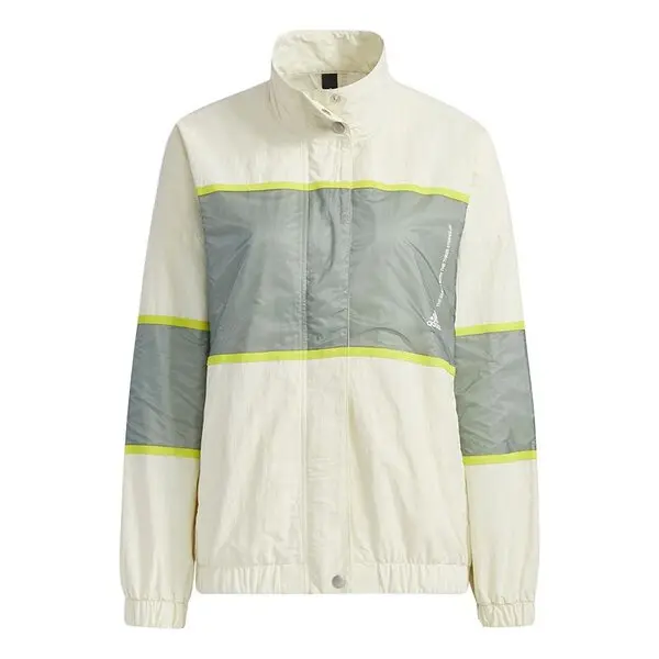Adidas Colorblock Stand Collar Woven Training Jacket - Default Color