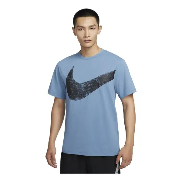 Nike Dri-fit Uv Hyverse T-shirt - Blue/black