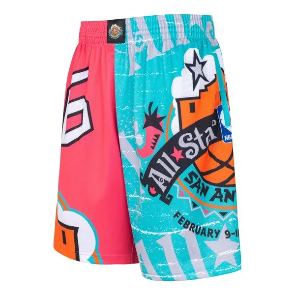 Mitchell & Ness Nba X Jumbotron 3.0 All Star 1996 Shorts - Blue/pink