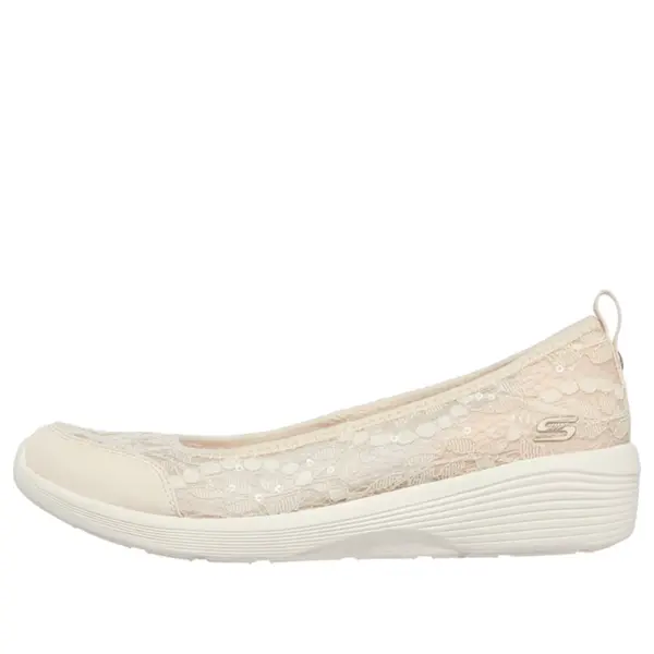 Sketchers Arya Sheer Glamour Flats - Beige/light Pink