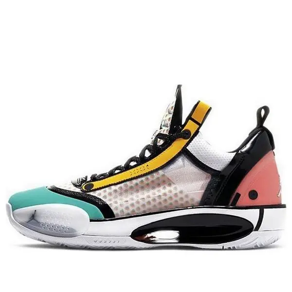 JORDAN Guo Ailun X 34 Low 'pop Art - White/black/multi-color
