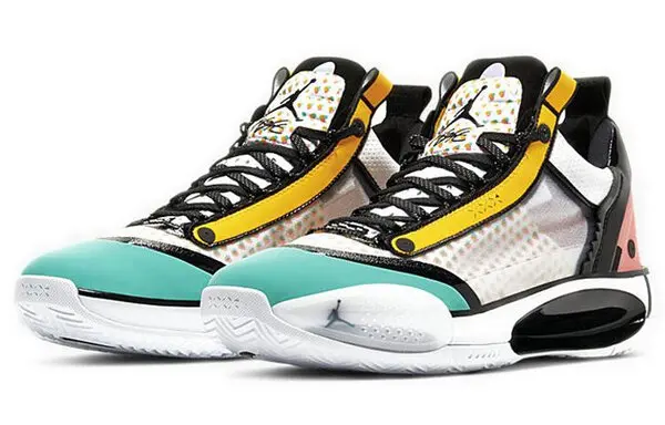 JORDAN Guo Ailun X 34 Low 'pop Art - White/black/multi-color