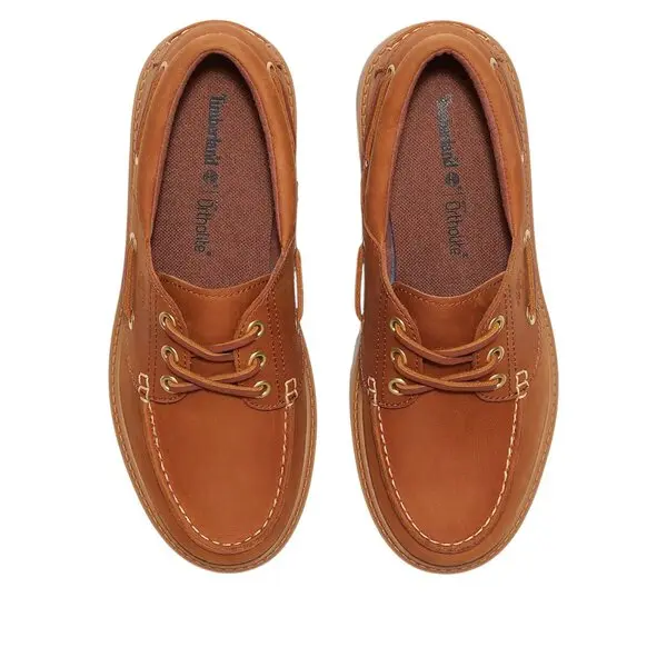 Timberland Stone Street Platform Boat Shoe - Rust Nubuck
