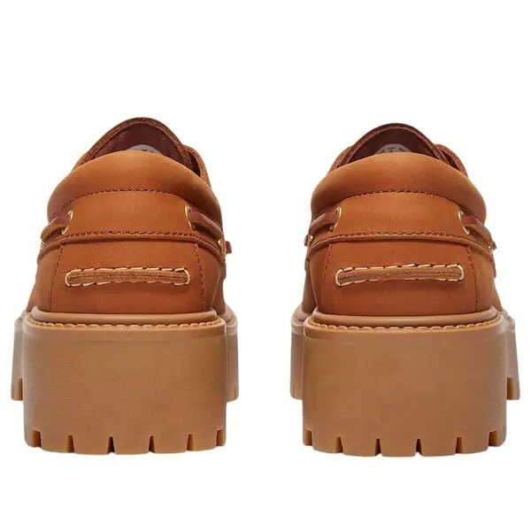 Timberland Stone Street Platform Boat Shoe - Rust Nubuck