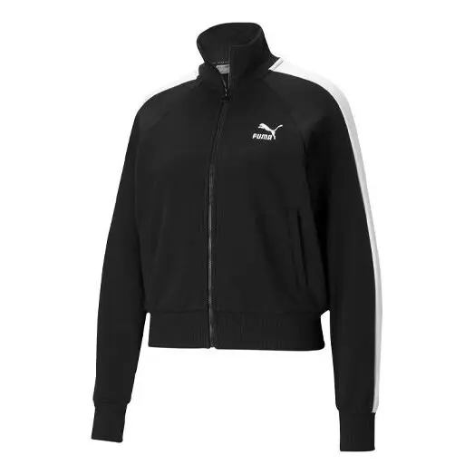 PUMA Iconic T7 Logo Stand-up Collar Jacket - Default Color