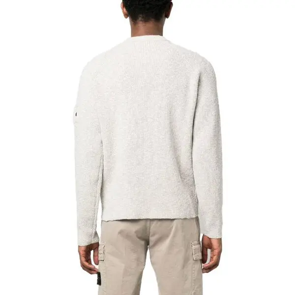 Stone Island Logo Patch Knitted Jumper