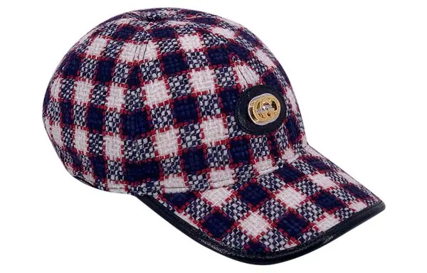 Gucci Tweed Baseball Hat