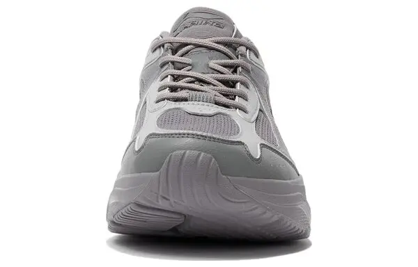 LI-NING Dark" Lace Up Sneakers - Grey