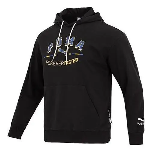 PUMA Team Graphic Hoodie - Black