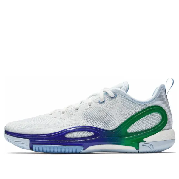 ANTA Splash Sneakers - White/blue/green