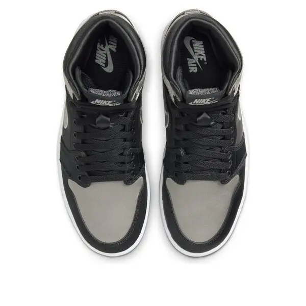 JORDAN 1 Retro High Og Satin Shadow Sneakers - Black/medium Grey-white