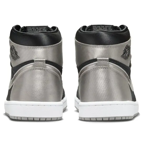 JORDAN 1 Retro High Og Satin Shadow Sneakers - Black/medium Grey-white