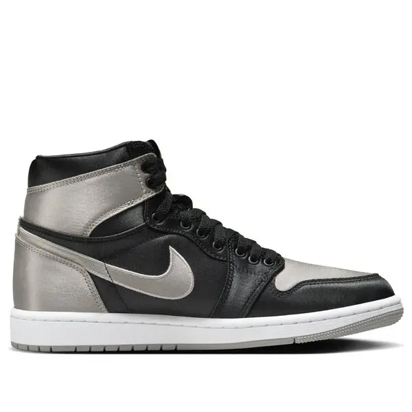 JORDAN 1 Retro High Og Satin Shadow Sneakers - Black/medium Grey-white