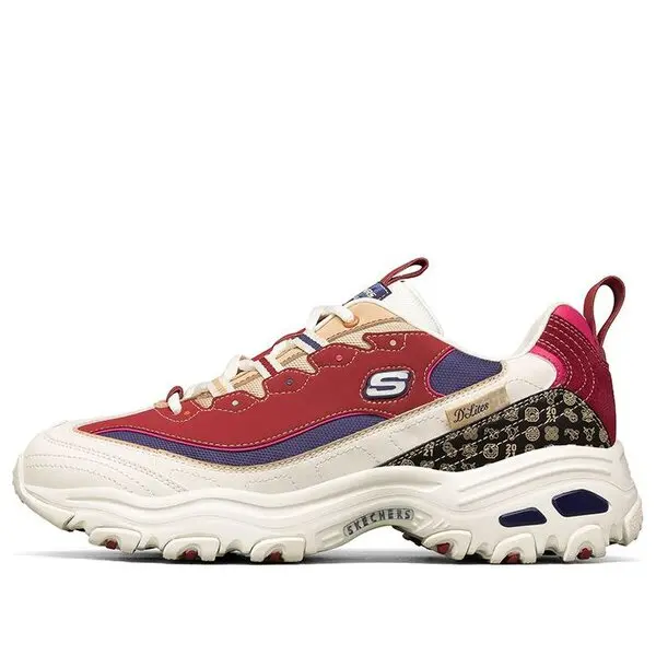 Sketchers D'lites 2021 New Year Sneakers - White/red
