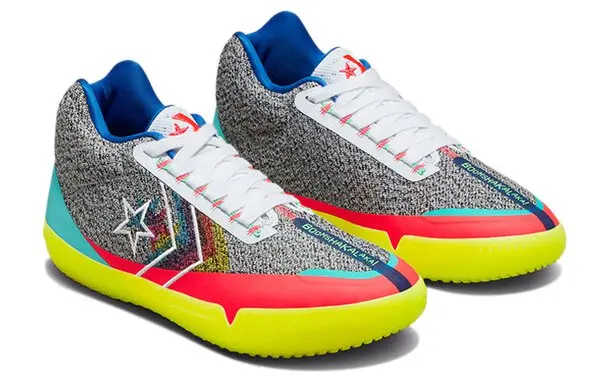 CONVERSE Nba Jam X Chuck Taylor All Star Bb Evo 'boomshakalaka! Sneakers - Gray/pink/yellow