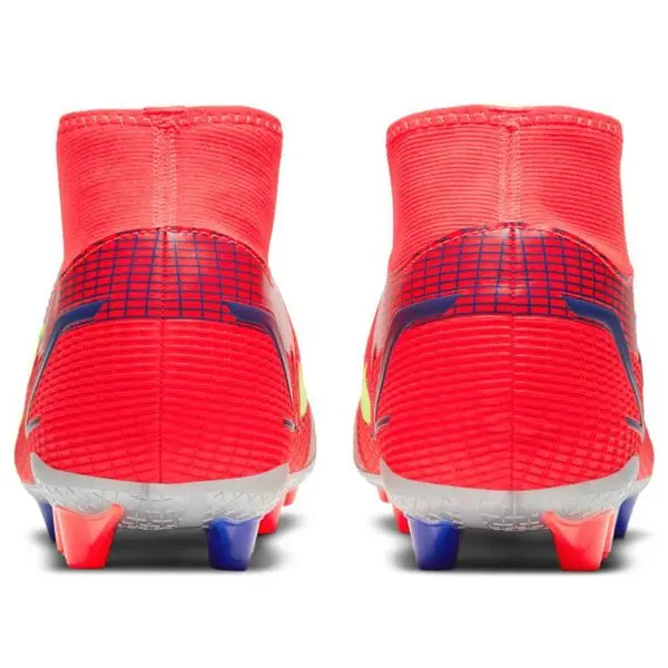 Nike Mercurial Superfly 8 Academy Ag Artificial Grass Soccer Cleats - Red/green