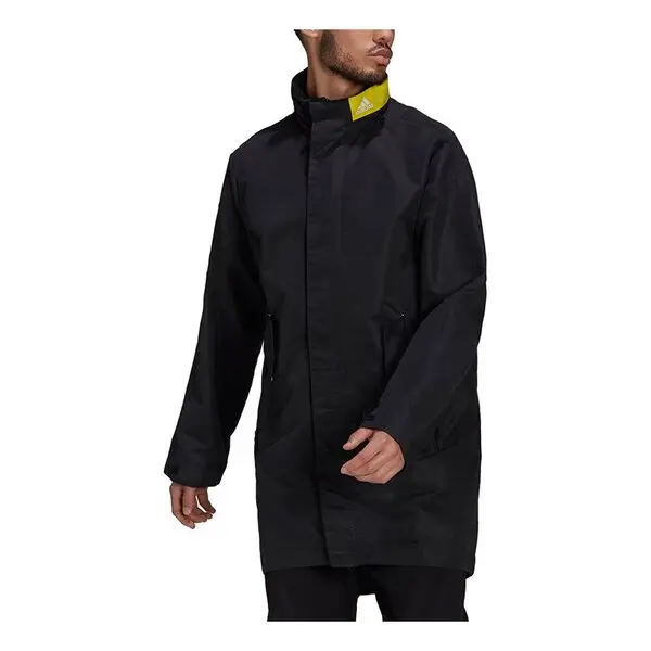 Adidas Mid-length Stand Collar Parka - Black