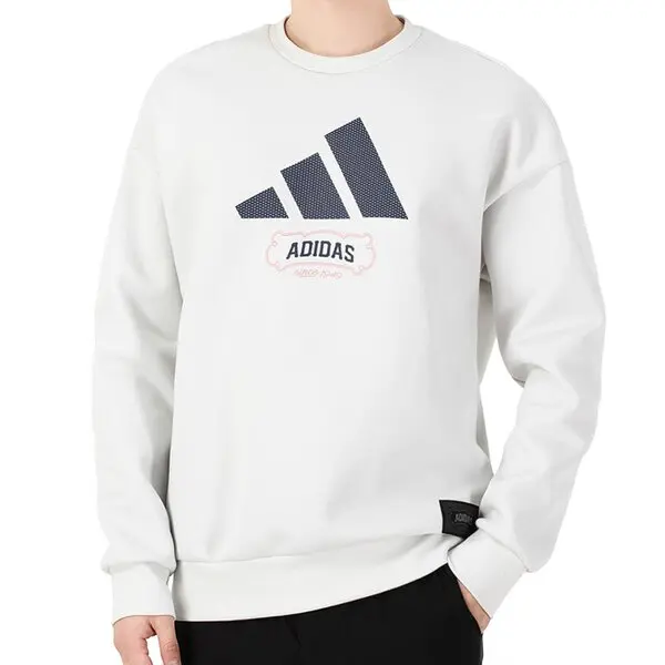 Adidas Crewneck Pullover With Graphic Logo