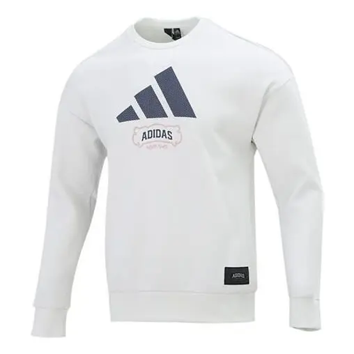 Adidas Crewneck Pullover With Graphic Logo
