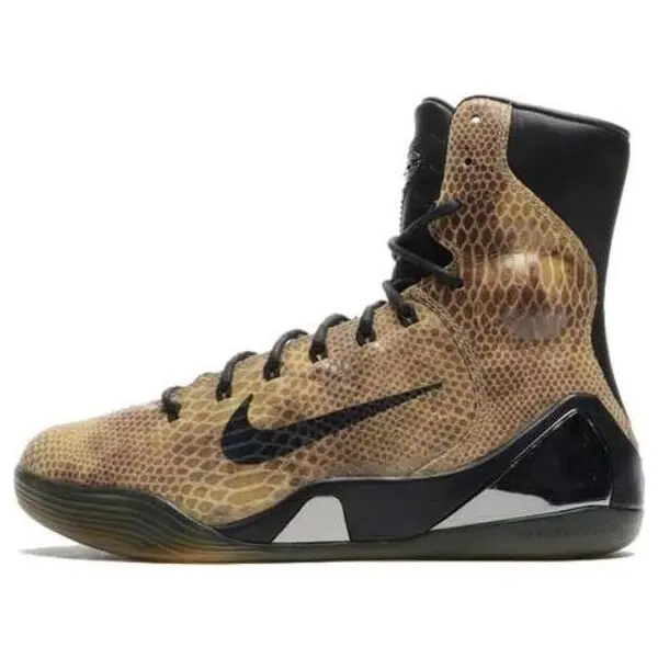 Nike Kobe High Ext Qs Snakeskin High Top Sneakers - Black/black