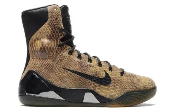 Nike Kobe High Ext Qs Snakeskin High Top Sneakers - Black/black