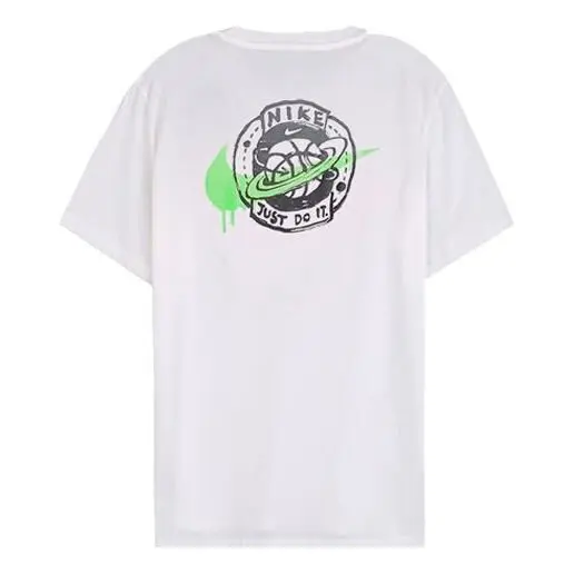 Nike Summer Hoops Basketball Short Sleeve Tee - White