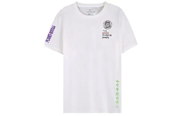 Nike Summer Hoops Basketball Short Sleeve Tee - White