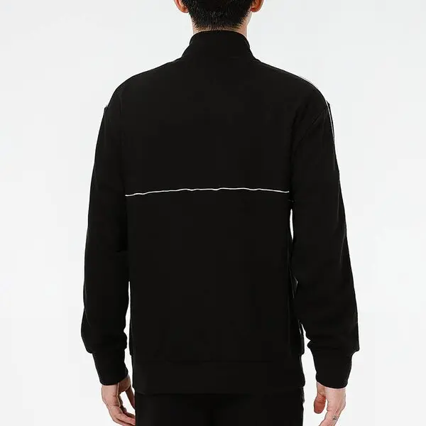 PUMA Stand Collar Logo Track Jacket - Black