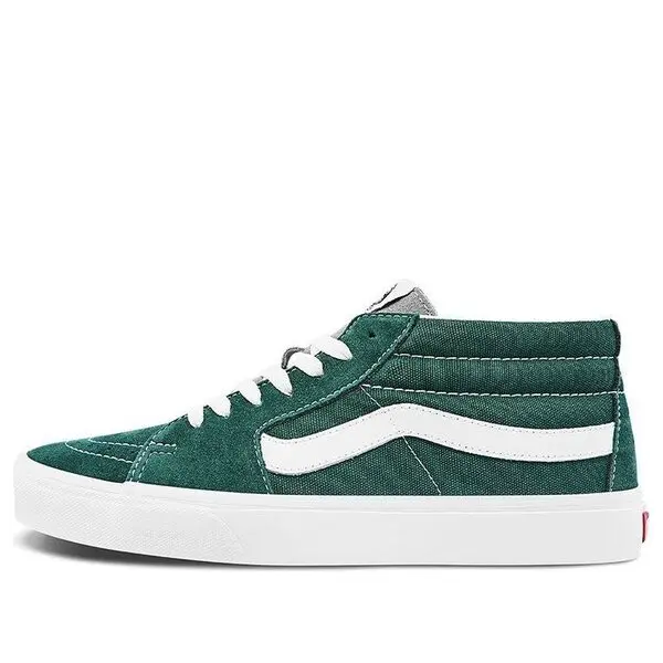 VANS Sk8-mid Classic Mid-top Lace-up Casual Sneakers - Green