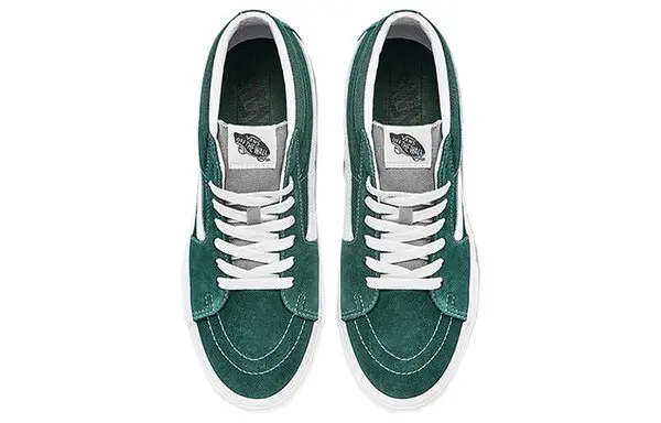 VANS Sk8-mid Classic Mid-top Lace-up Casual Sneakers - Green