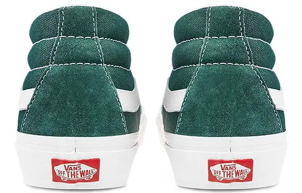 VANS Sk8-mid Classic Mid-top Lace-up Casual Sneakers - Green