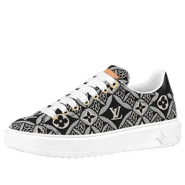 LOUIS VUITTON Out Sneakers - Black/white/brown