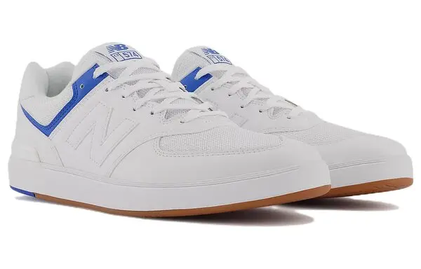 NEW BALANCE Court 574 Sneakers - White/blue