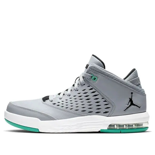 JORDAN Air Flight Origin 4 Mid Top Sneakers - Grey/green