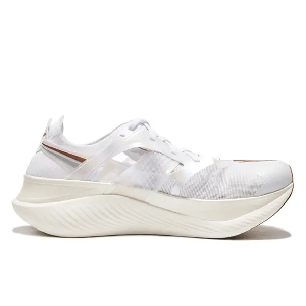Saucony Endorphin Elite Athletic Sneakers - White/gold