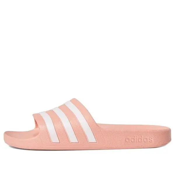 Adidas Adilette Aqua Slides - Light Pink/white