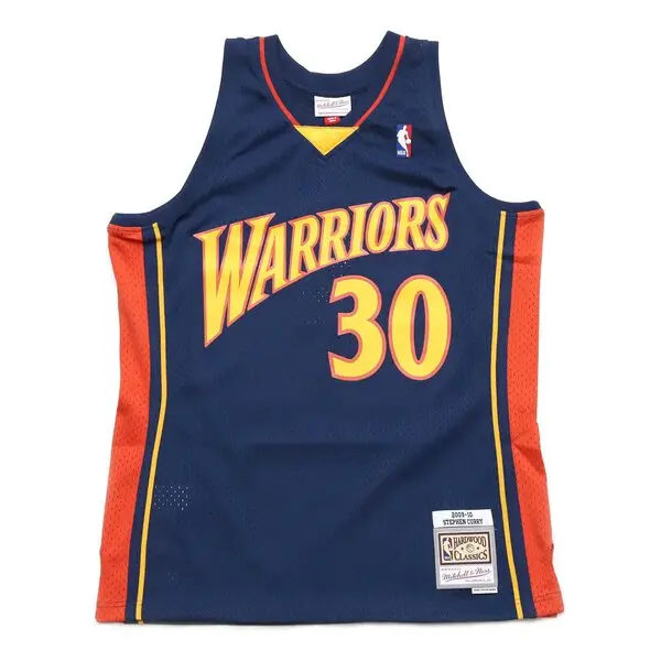 Mitchell & Ness Stephen Curry Golden State Warriors 2009-10 Road Swingman Jersey - Navy