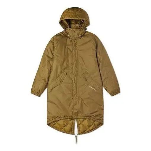 CONVERSE Down Long Trench Coat - Brown