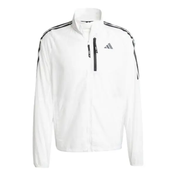 Adidas Own The Run 3-stripes Packable Jacket - White