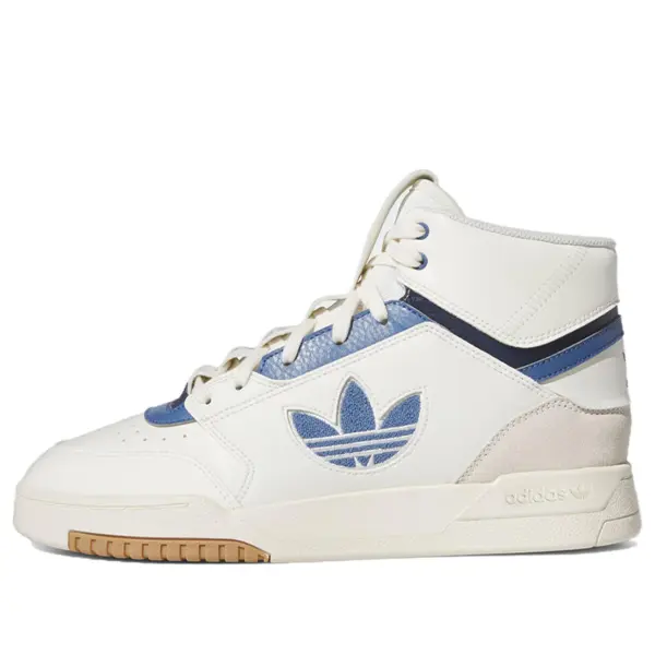 Adidas Originals Drop Step High Top Sneakers - White/blue
