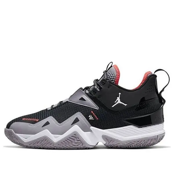 JORDAN Westbrook One Take High Top Sneakers - Black/white/cement Grey
