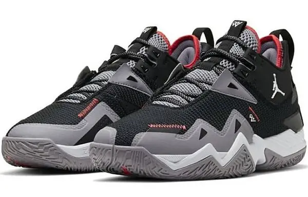 JORDAN Westbrook One Take High Top Sneakers - Black/white/cement Grey