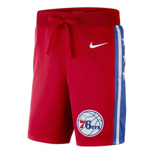 Nike Philadelphia 76ers Basketball Shorts - Red
